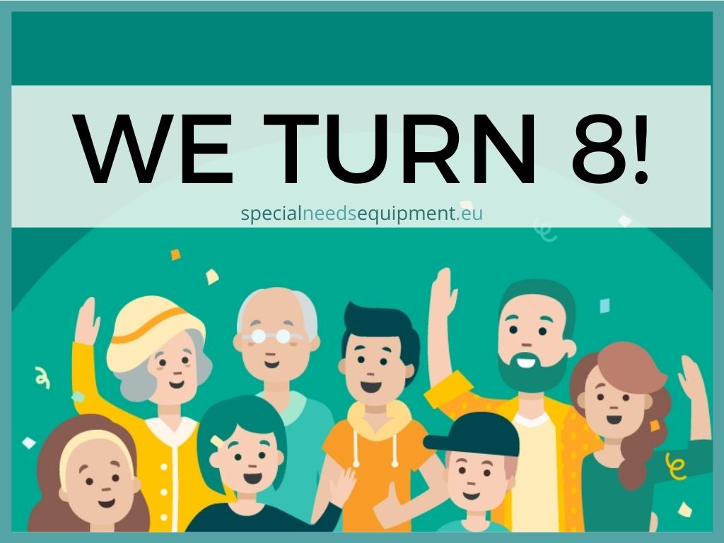 We Turn 8! | SPECIALNEEDSEQUIPMENT